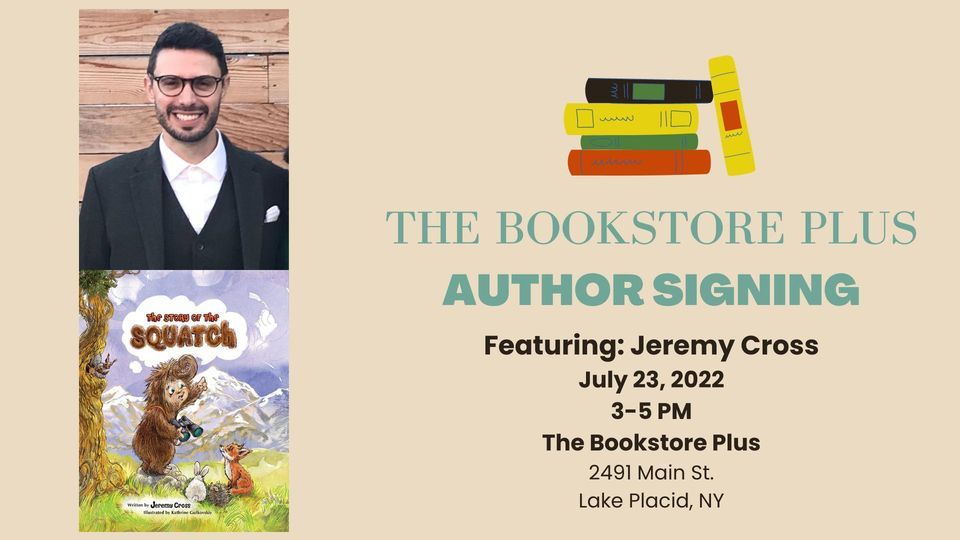 Sidewalk Signing featuring Jeremy Cross at The Bookstore Plus, Lake ...