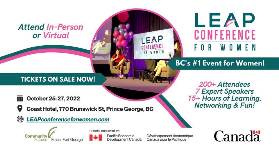 2022 LEAP Conference for Women at 770 Brunswick St, Prince George, BC ...