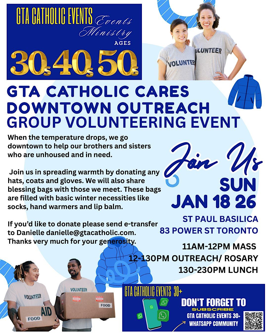 GTA Catholic Cares: Group Volunteering Day at St Paul's Basilica ...