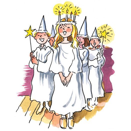 Lucia feiring m/ Breigata barnehage at Grønland seniorsenter, Oslo on 13th December, 2021