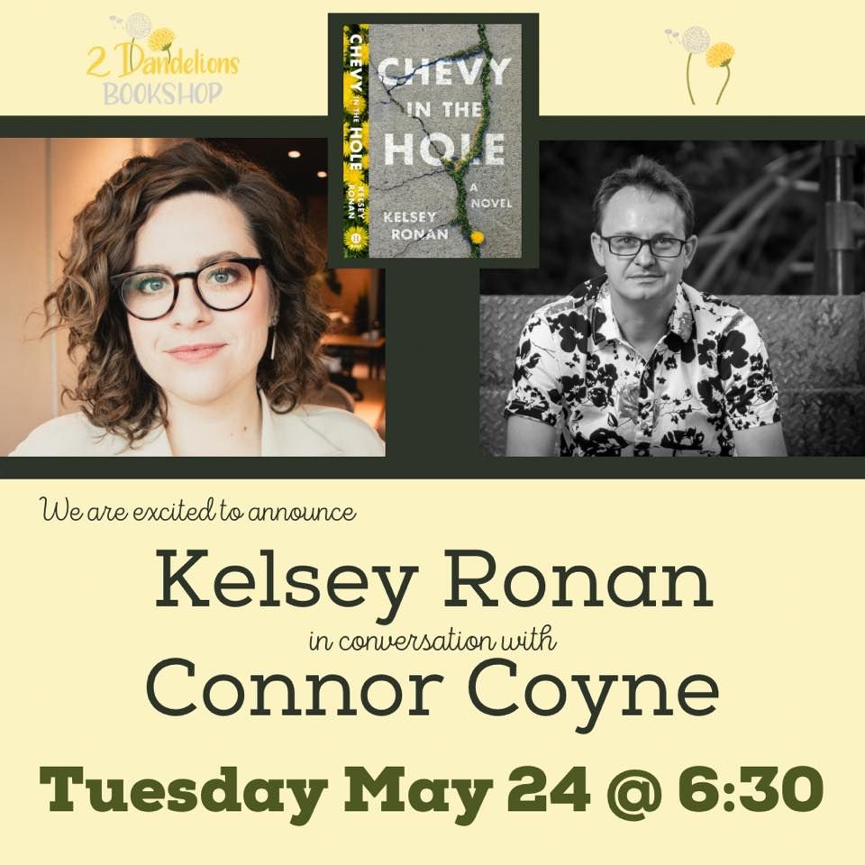Kelsey Ronan in conversation with Connor Coyne at 2 Dandelions Bookshop ...
