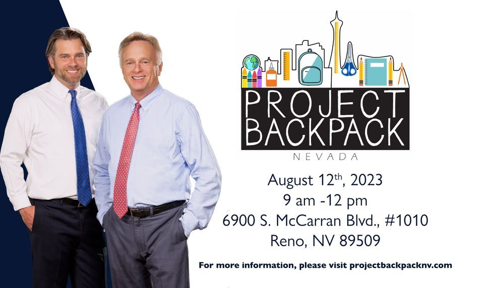 Project Backpack 2023 - RENO | 6900 S McCarran Blvd, Reno, NV 89509 ...