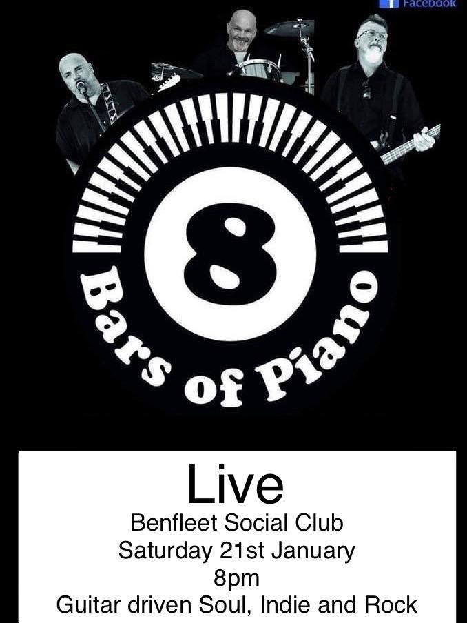Eight Bars of Piano play The Benfleet Social Club at South Benfleet ...
