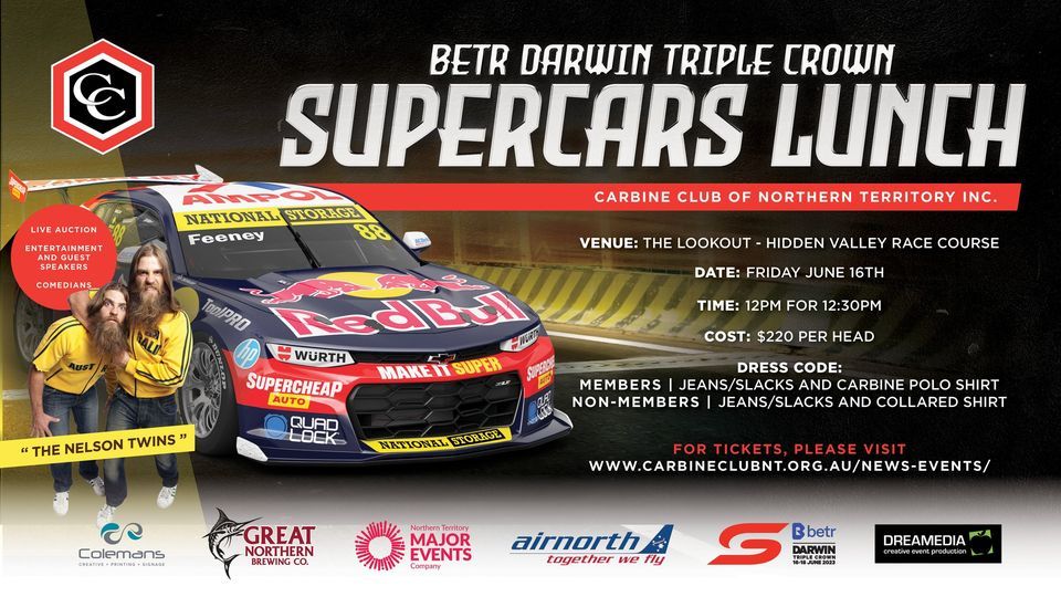 2023 Betr Darwin Triple Crown Supercars Lunch | Hidden Valley ...