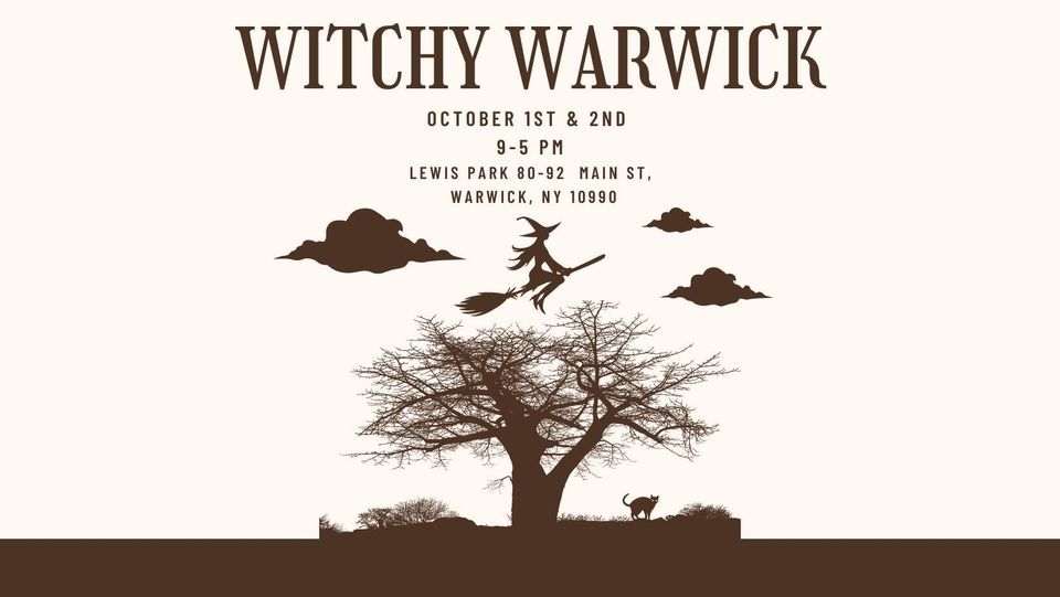 Witchy Warwick Psychic Faire at Lewis Park, Warwick on 1st October, 2022