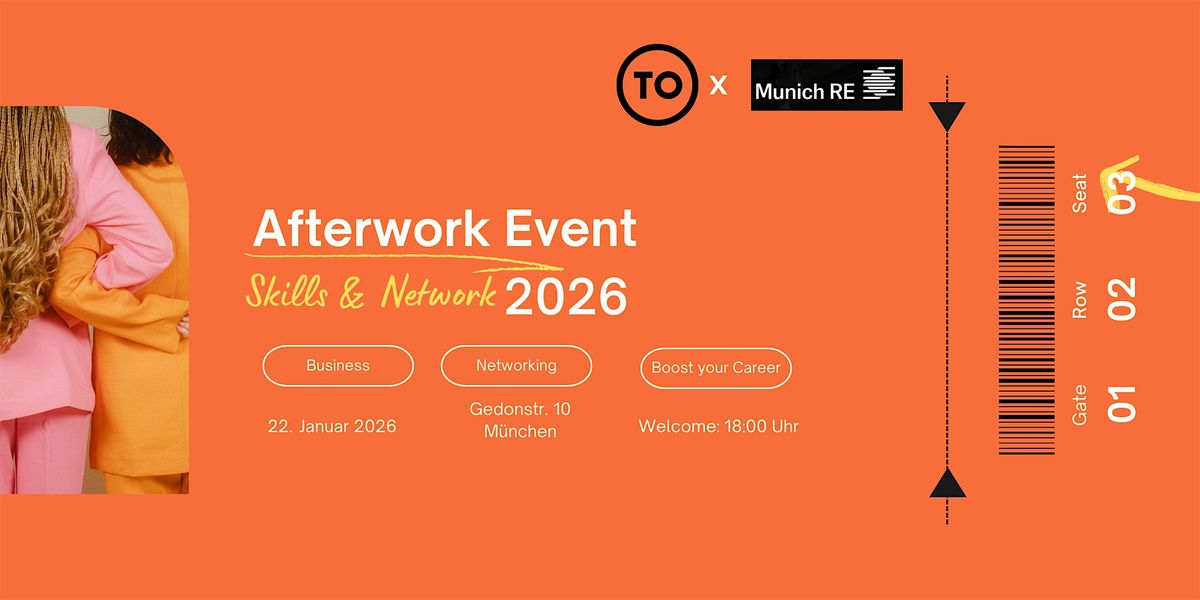 Live-Afterwork The Onaran Company x Munich Re at Gedonstraße 10 ...