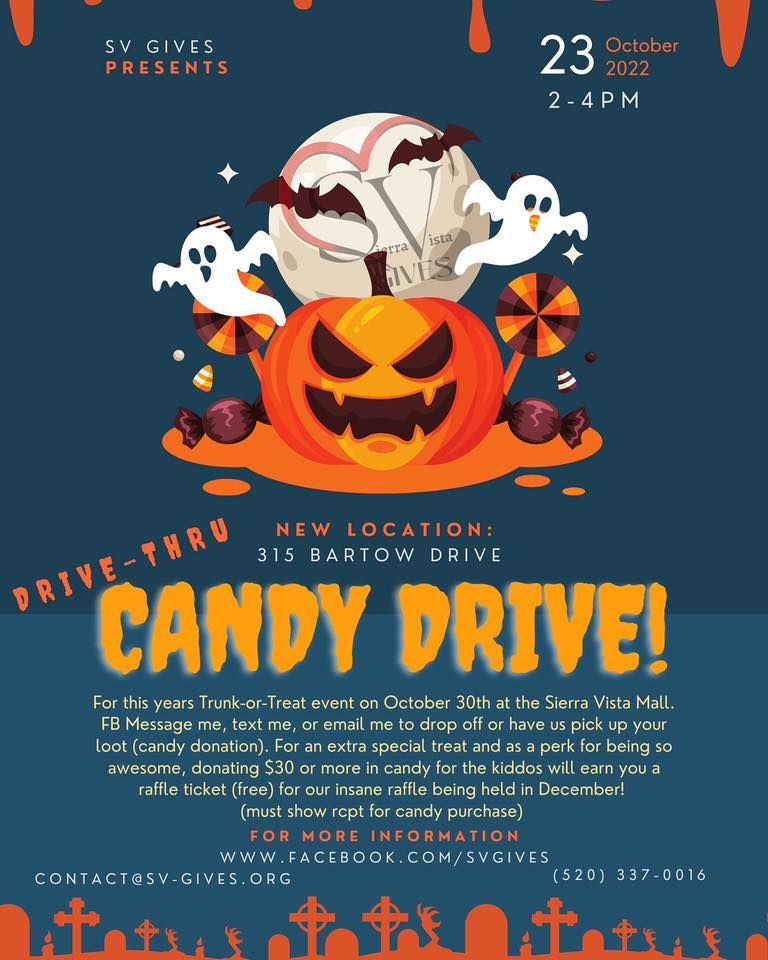Candy Drive! | 315 Bartow Dr, Sierra Vista, AZ 85635-1805, United ...