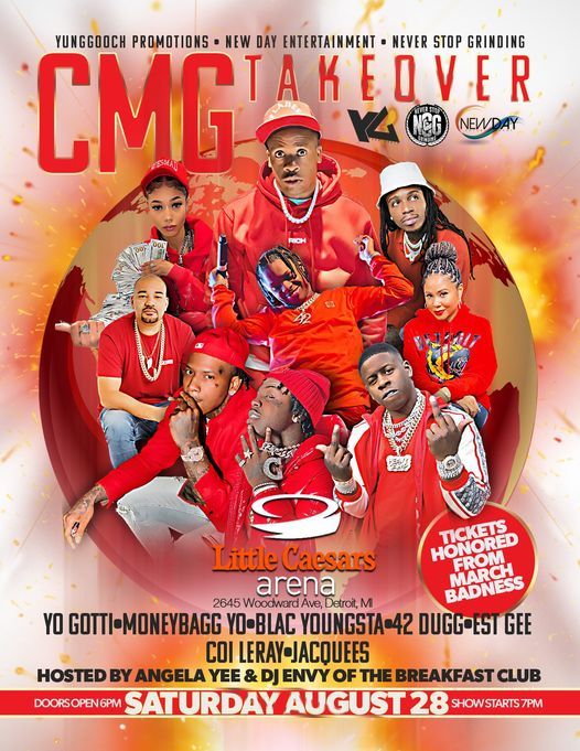 "THE CMG TAKEOVER" Yo Gotti, MoneybaggYo, 42Dugg and The CMG Family ...