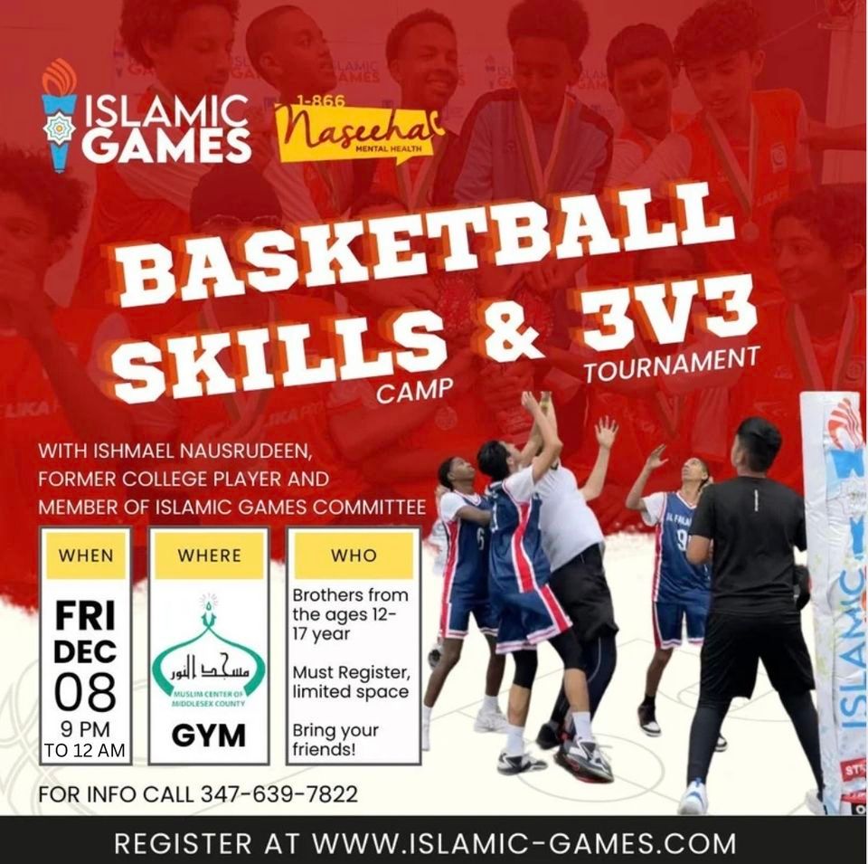 Basketball Skills and 3V3 Tournament at 1000 Hoes Ln E, Piscataway, NJ ...