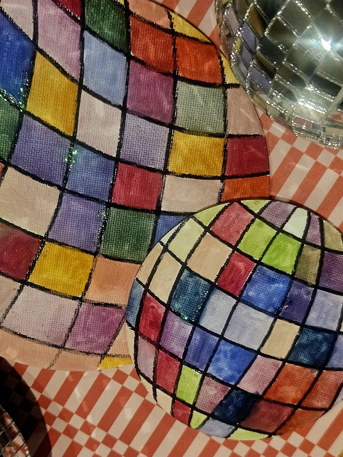 Mini Disco ball paintings! at Nell's Altrincham on 31st December, 2025