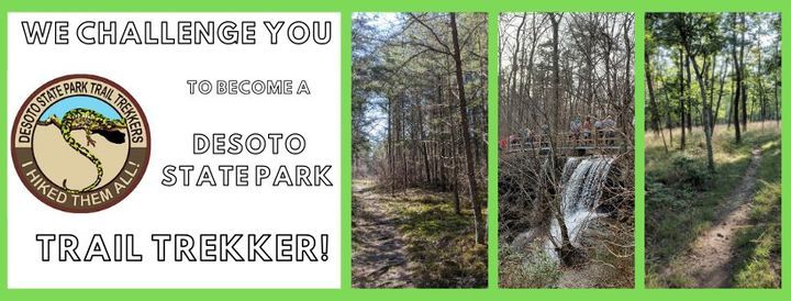 Trail Trekker Hike Series: Waterfall Hike | DeSoto State Park~Fort ...