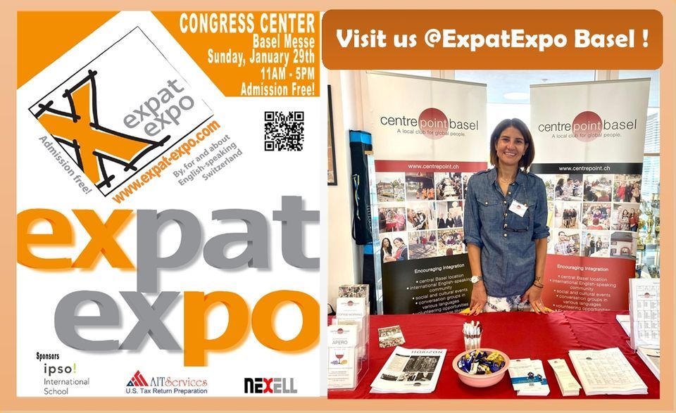 Centrepoint @ Expat-Expo Basel ! | Kongresszentrum Messe Basel | January 29, 2023