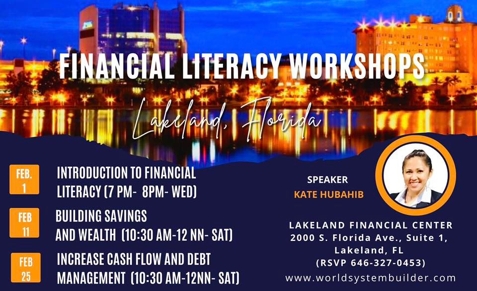 FINANCIAL LITERACY WORKSHOP SERIES | 2000 S Florida Ave, Lakeland, FL ...