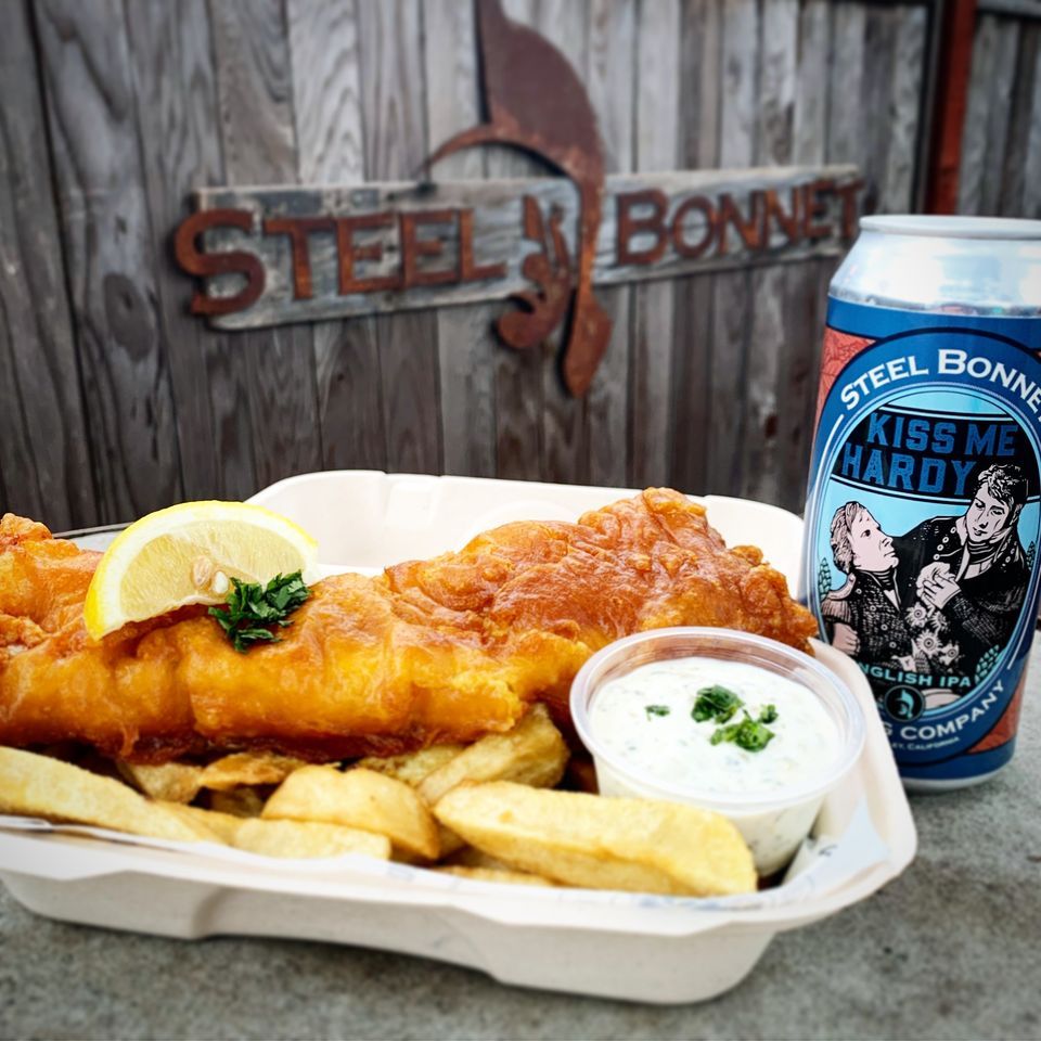 Scrumptious Fish & Chips @ Steel Bonnet Brewery | Steel Bonnet Brewing ...