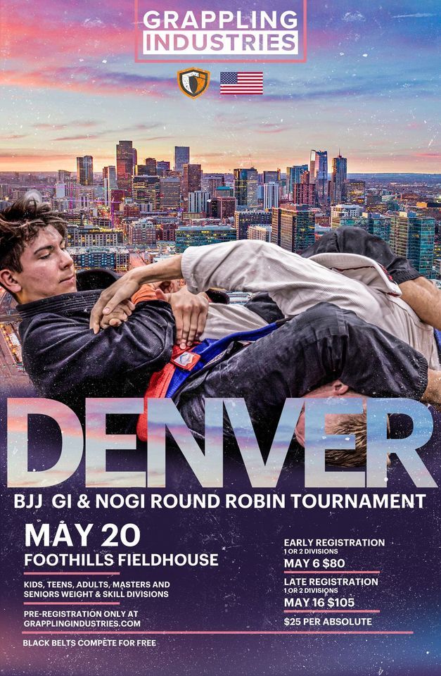 Grappling Industries Denver | Foothills Fieldhouse, Columbine, CO | May 20, 2023