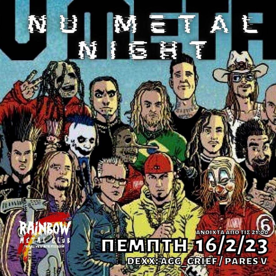 Nu Metal night - Πέμπτη 16/2 Rainbow | Rainbow Metal Club, Athens, AT ...