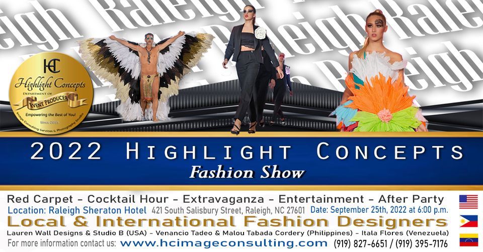 2022 Highlight Concepts Fashion Show | Sheraton Raleigh Hotel ...