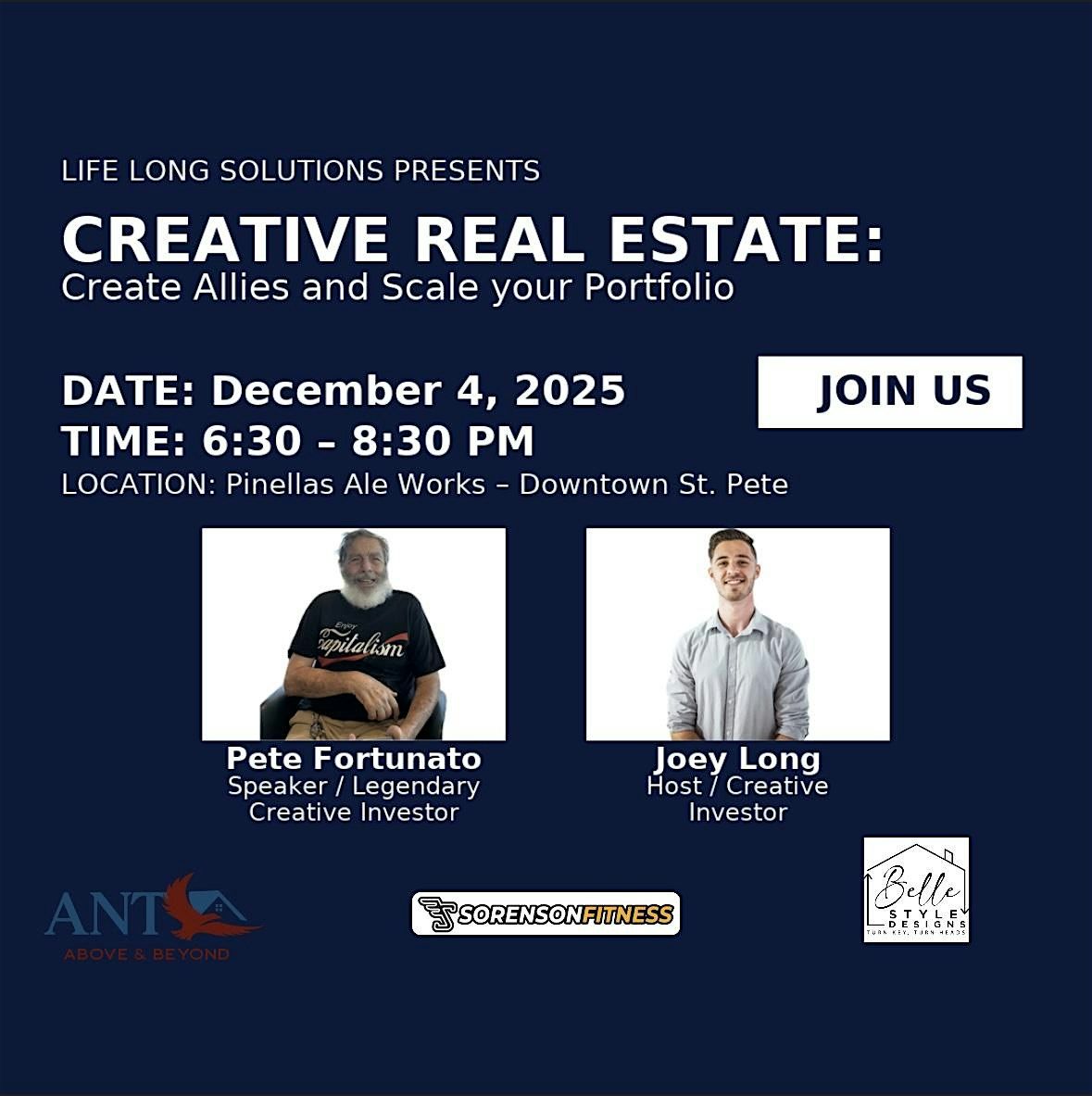 CREATIVE REAL ESTATE: MAKE ALLIES & SCALE YOUR PORTFOLIO! at Pinellas ...