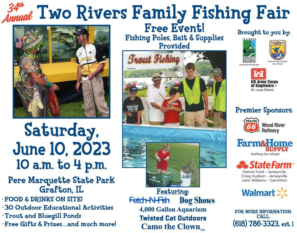34th Annual Two Rivers Family Fishing Fair at Pere Marquette Visitors ...