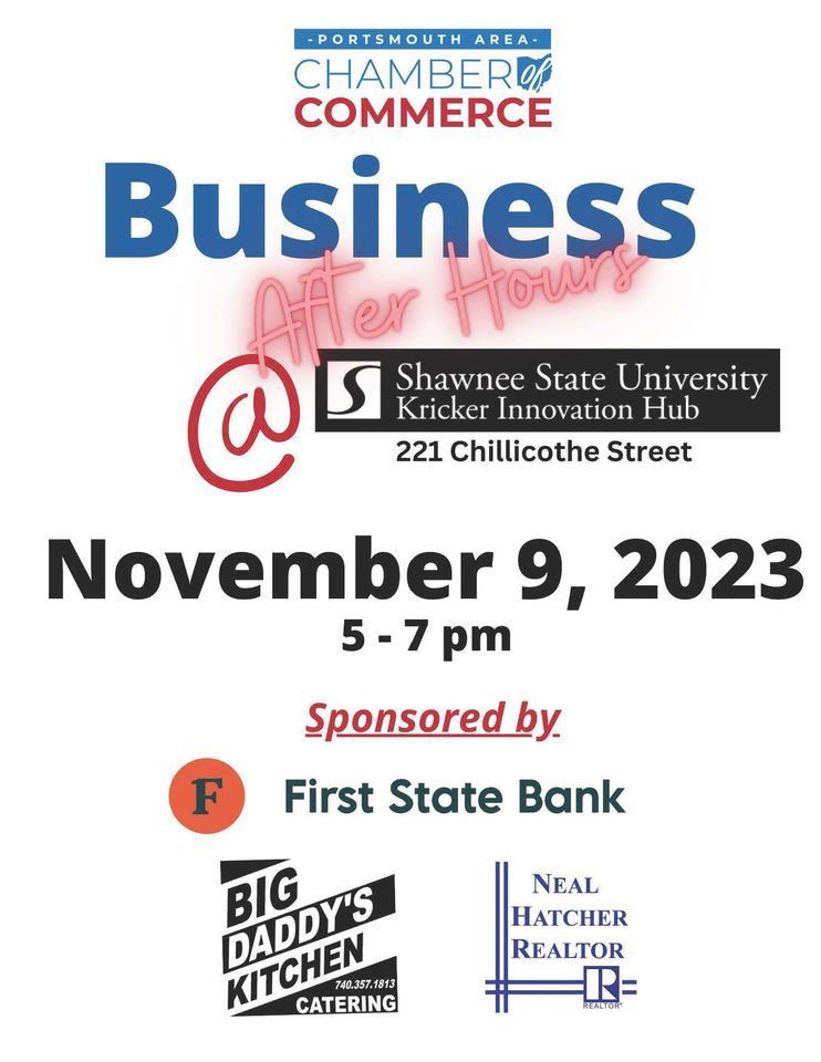 Business After Hours | Shawnee State University Kricker Innovation Hub ...
