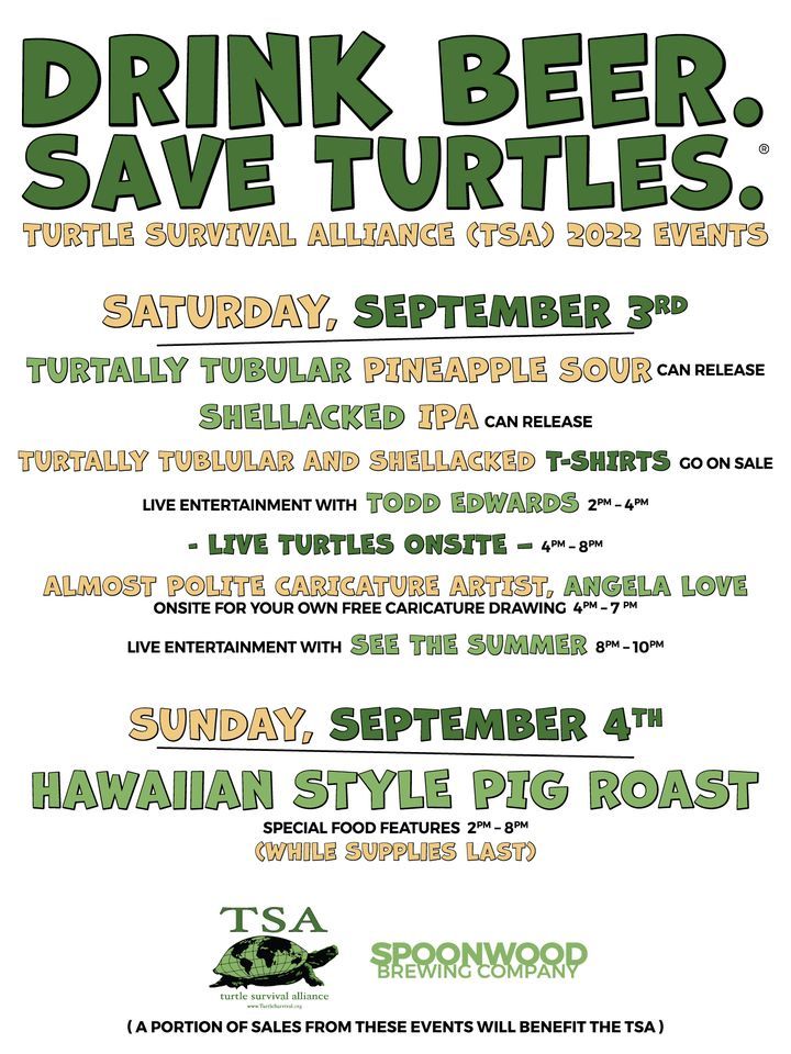 Turtle Survival Alliance (TSA) Events | Spoonwood Brewing Co., Bethel ...