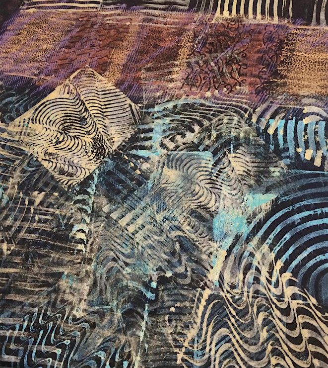 Gelli Printing on Fabric and Paper - CAC PRESS & PULL at Children's Art ...