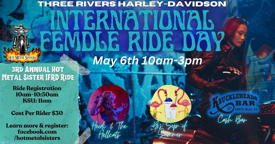 International Female Ride Day at Three Rivers Harley-Davidson, Glenshaw ...