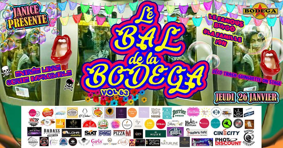 LE BAL DE LA BODEGA VOL.63 - JEUDI 26 JANVIER - Avec Janice & ses ...