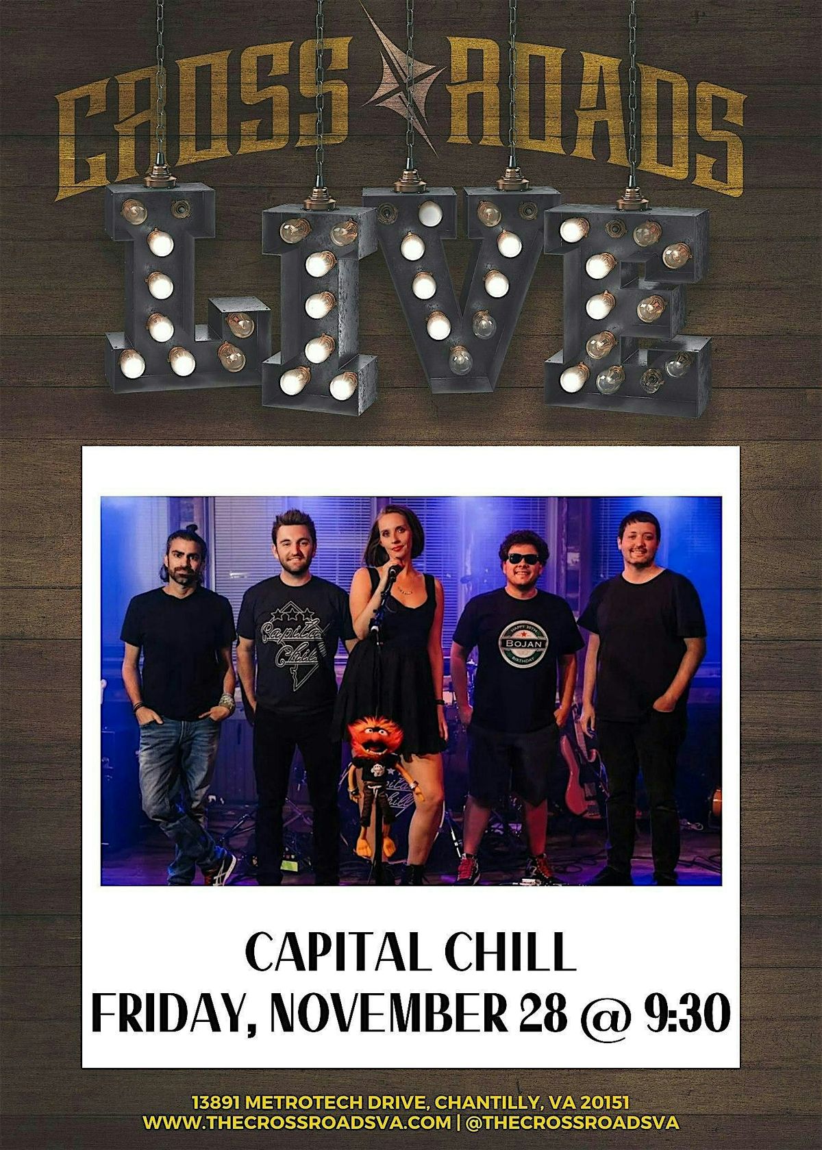 Crossroads Live Presents: Capital Chill at Crossroads, Chantilly on ...