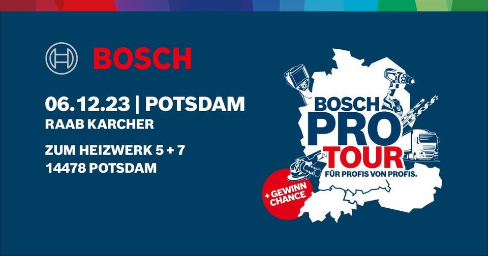 Bosch PRO Tour Potsdam at Zum Heizwerk 5 + 7, 14478 Potsdam on 6th ...