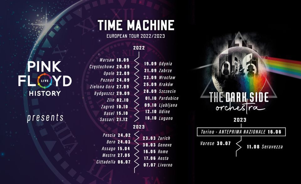 Pink Floyd History Roma Brancaccio at Teatro Brancaccio, Rome on 16th ...