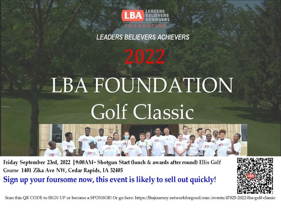 2022 LBA Golf Classic | Ellis Golf Course, Cedar Rapids, IA | September ...