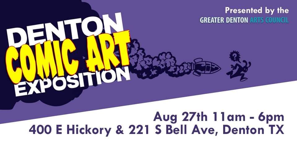 Denton Comic Art Expo 2022 at Patterson-Appleton Arts Center, Denton on 27th August, 2022