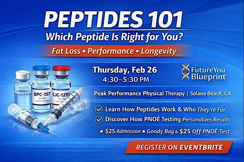 Peptides 101: Which Peptide Is Right for You? at Peak Performance ...
