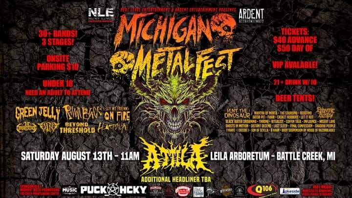 Michigan Metal Fest 2022 | 928 Michigan Ave W, Battle Creek, MI 49037 ...