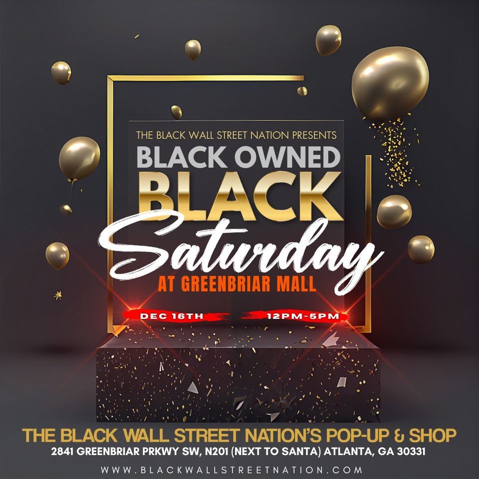 Black Owned Saturday at Greenbriar Mall, Riverdale on 16th December, 2023