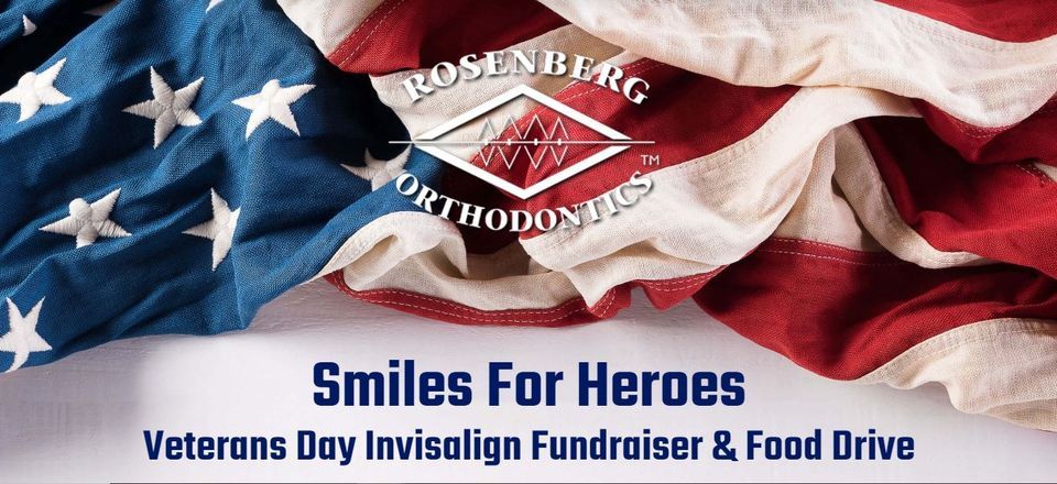Smiles For Heroes: Veterans Day Invisalign Fundraiser and Food Drive ...