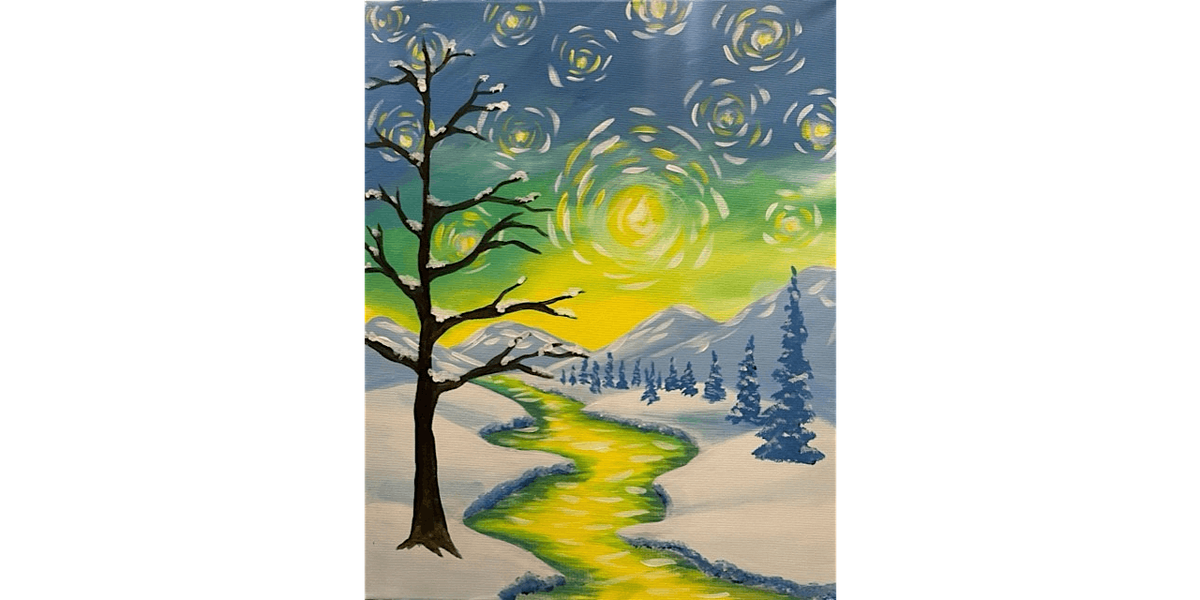 Van Gogh Winter - Paint and Sip in Sacramento | Classpop!™ at Pinot's ...