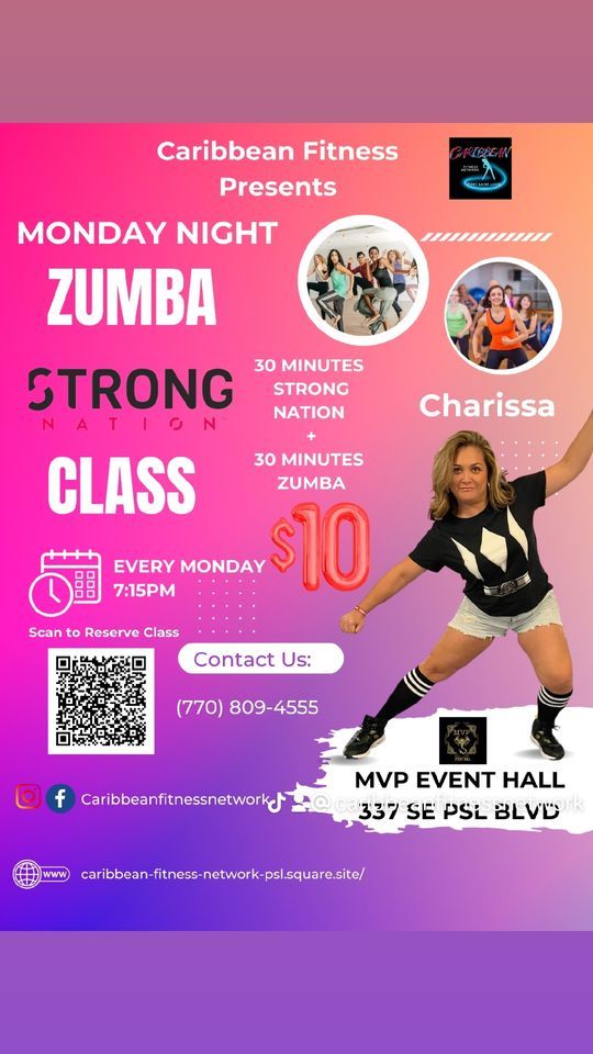 Monday Night Zumba & Strong Nation | MVP Event Hall, Port Saint Lucie ...