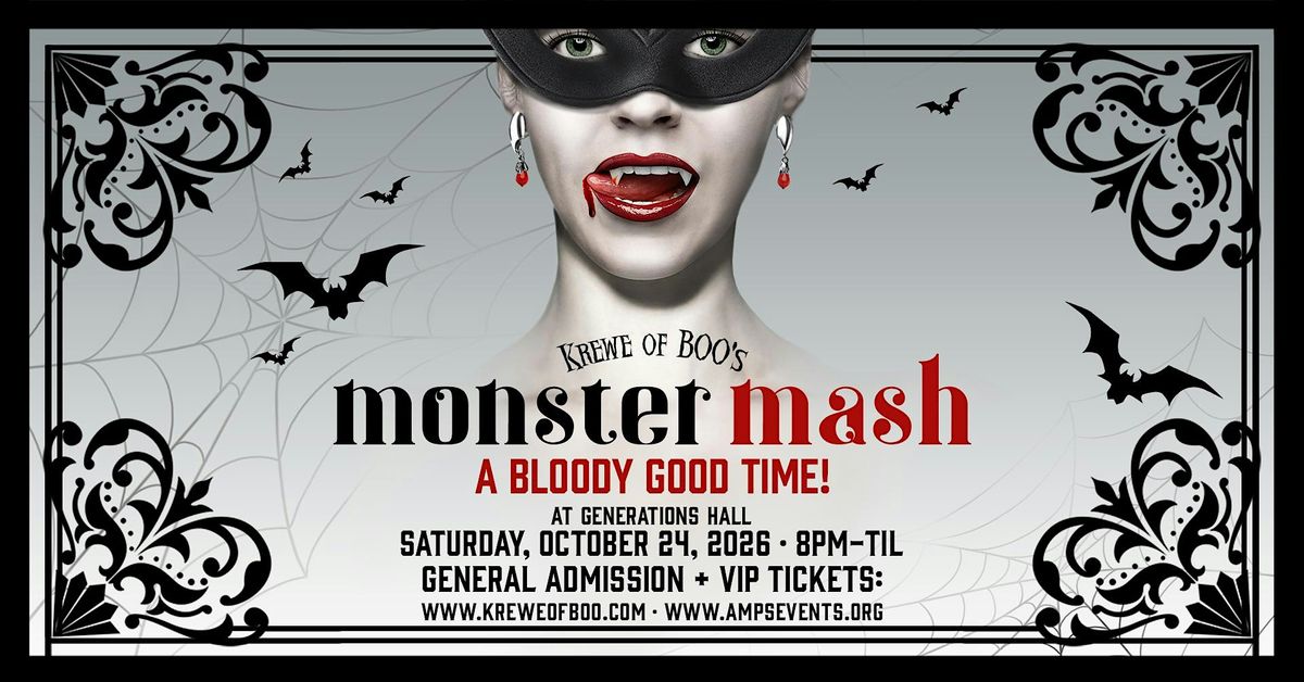 Krewe of Boo! presents MONSTER MASH 2026 (Official Parade After-Party ...