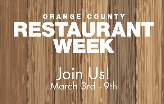 Orange County Restaurant Week! | Chapter One: the modern local, Santa ...
