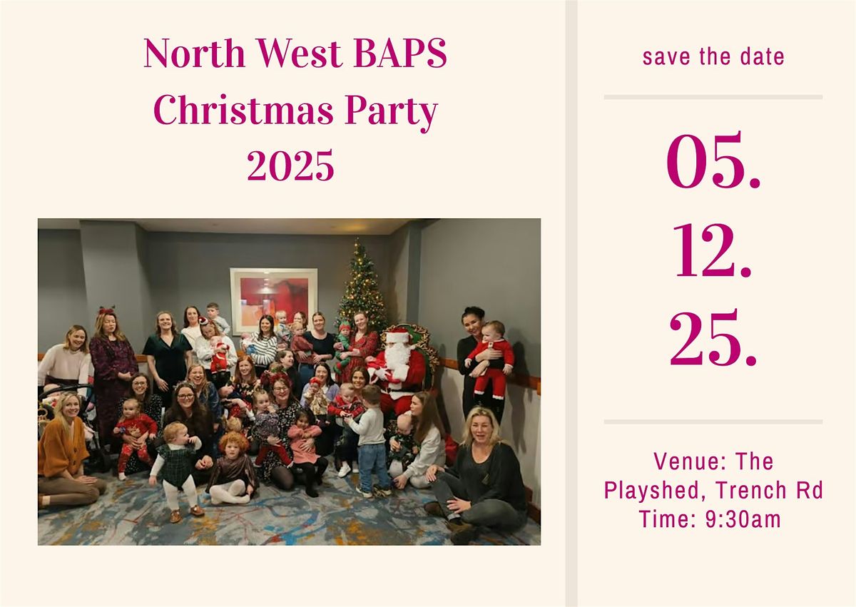 North West BAPS Christmas Party 2025 at The Play Shed UK Ltd ...