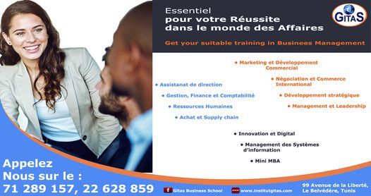 Nouvelles Sessions De Formation En Management Et Gestion At Institut
