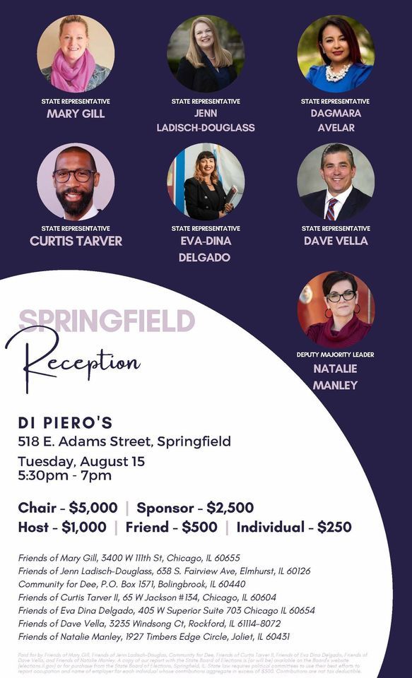 Springfield State Fair Reception at Di Piero’s, Springfield on 15th ...