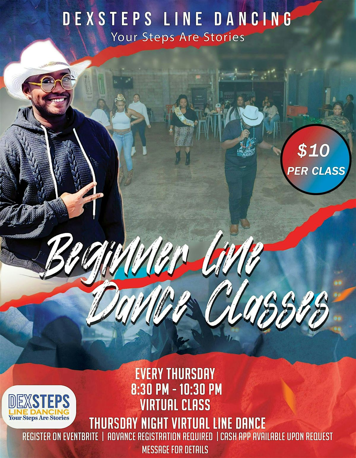 VIRTUAL Beginner Line Dance Classes at Online on 19th February, 2026