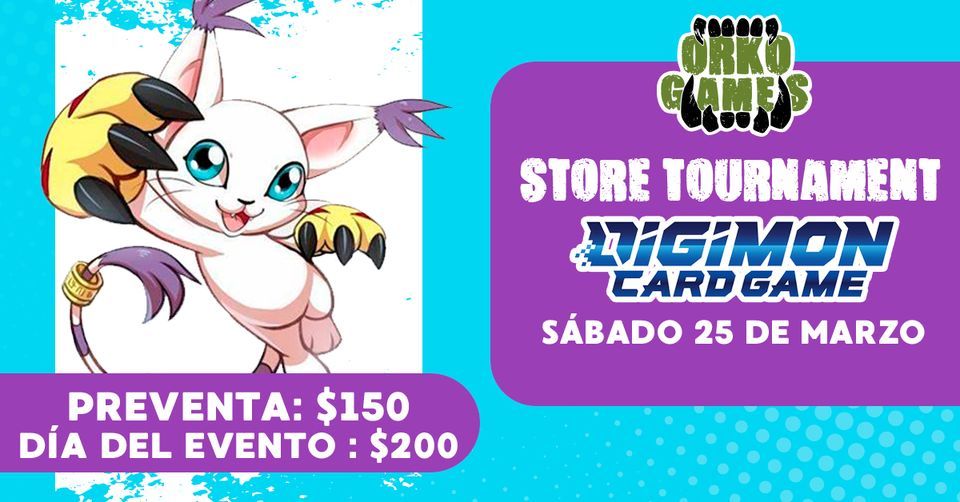 Digimon Store tournament | OrkoGames, Torreon, CA | March 25, 2023