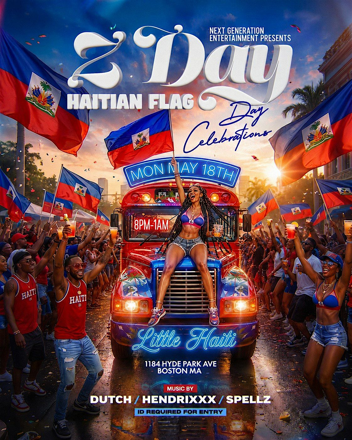 Z DAY- HAITIAN FLAG DAY PARTY at Little Haiti International Cuisine ...