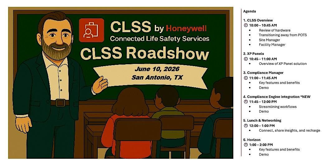 CLSS Roadshow 2026 ~ San Antonio, TX at ADI Global Distribution - San ...