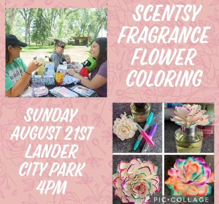 Fragrance Flower Coloring | Lander City Park | August 21, 2022