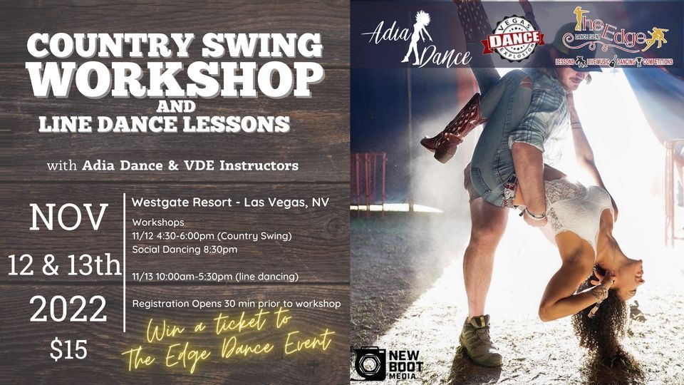 Country Swing Workshop + Line Dance, VEGAS | Westgate Las Vegas Resort ...